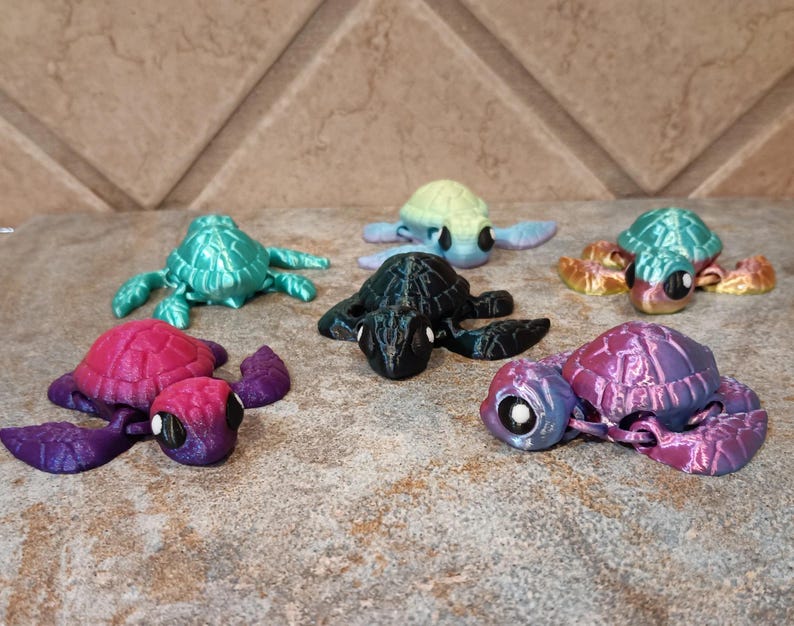 Cinderwing3d’s Flexi Turtle - Etsy