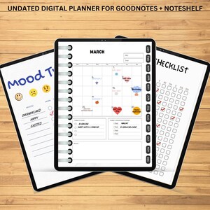 Digital Planner Cute Digital Planner Goodnotes Digital Planner ...