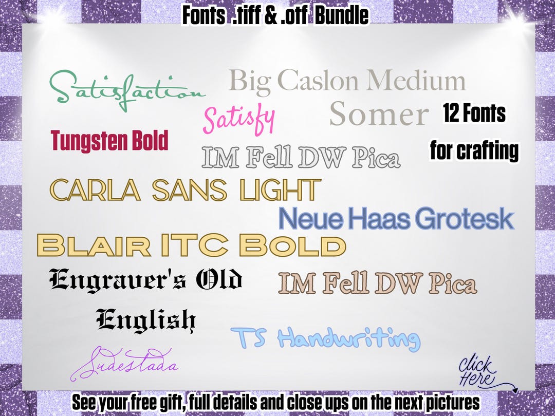 Album Titles Eras Font Bundle,otf/tff Fonts - Etsy
