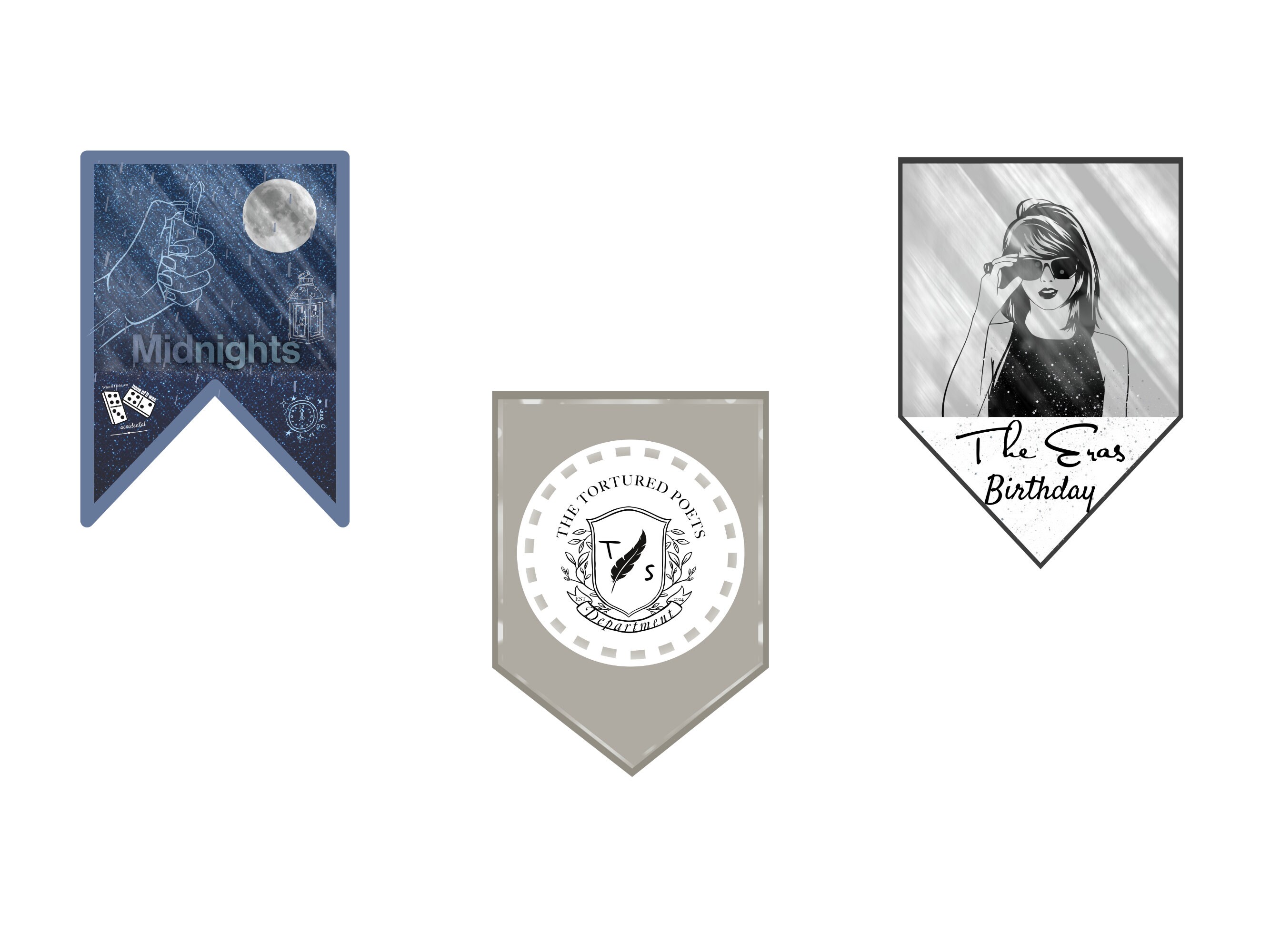 Swiftie Eras Party Banner PNG Bundle, Swiftie Merch, Swiftie PNG - Etsy
