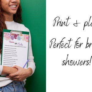 Name That Cake Printable Game With Answer Key - Etsy
