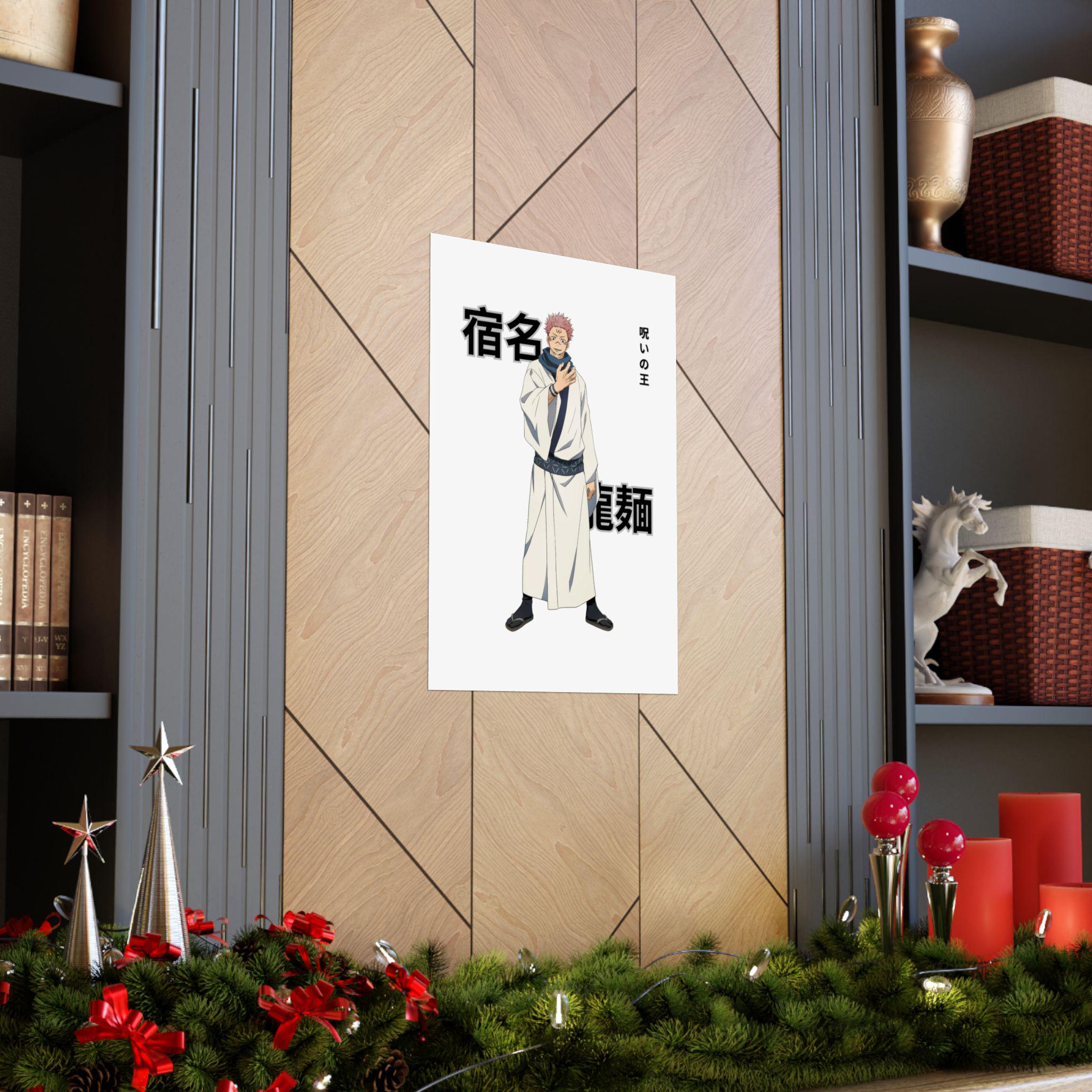 Sukuna Jujutsu Kaisen Anime Poster King of Curses Wall Art Japanese ...