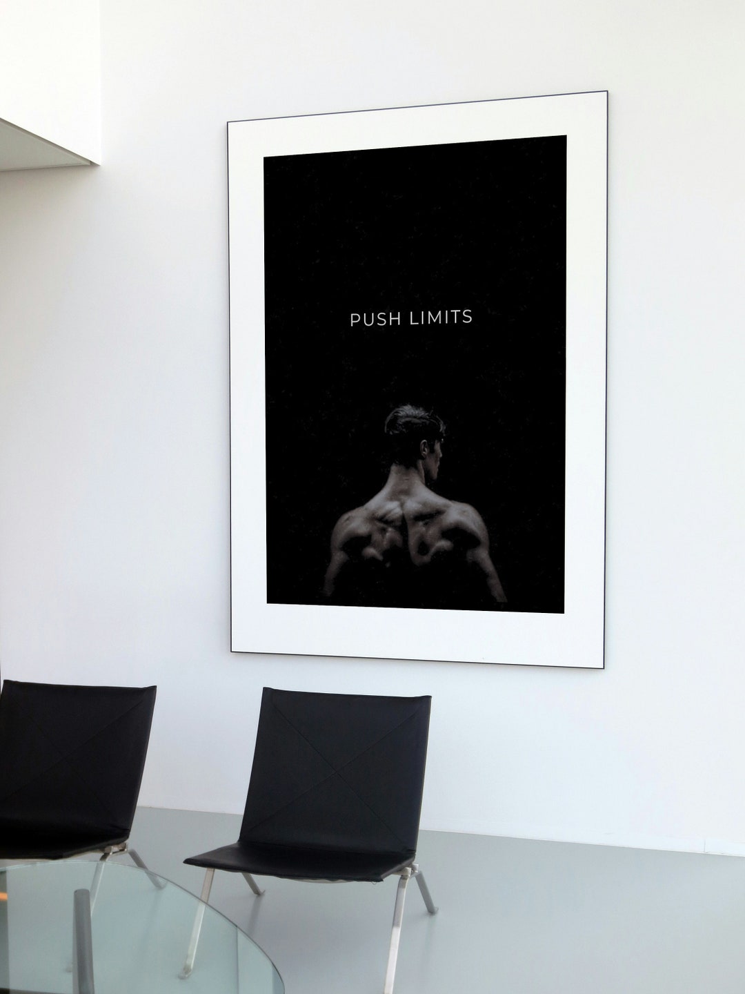 Push Limits Motivational Wall Art Print, Inspirational Poster ...