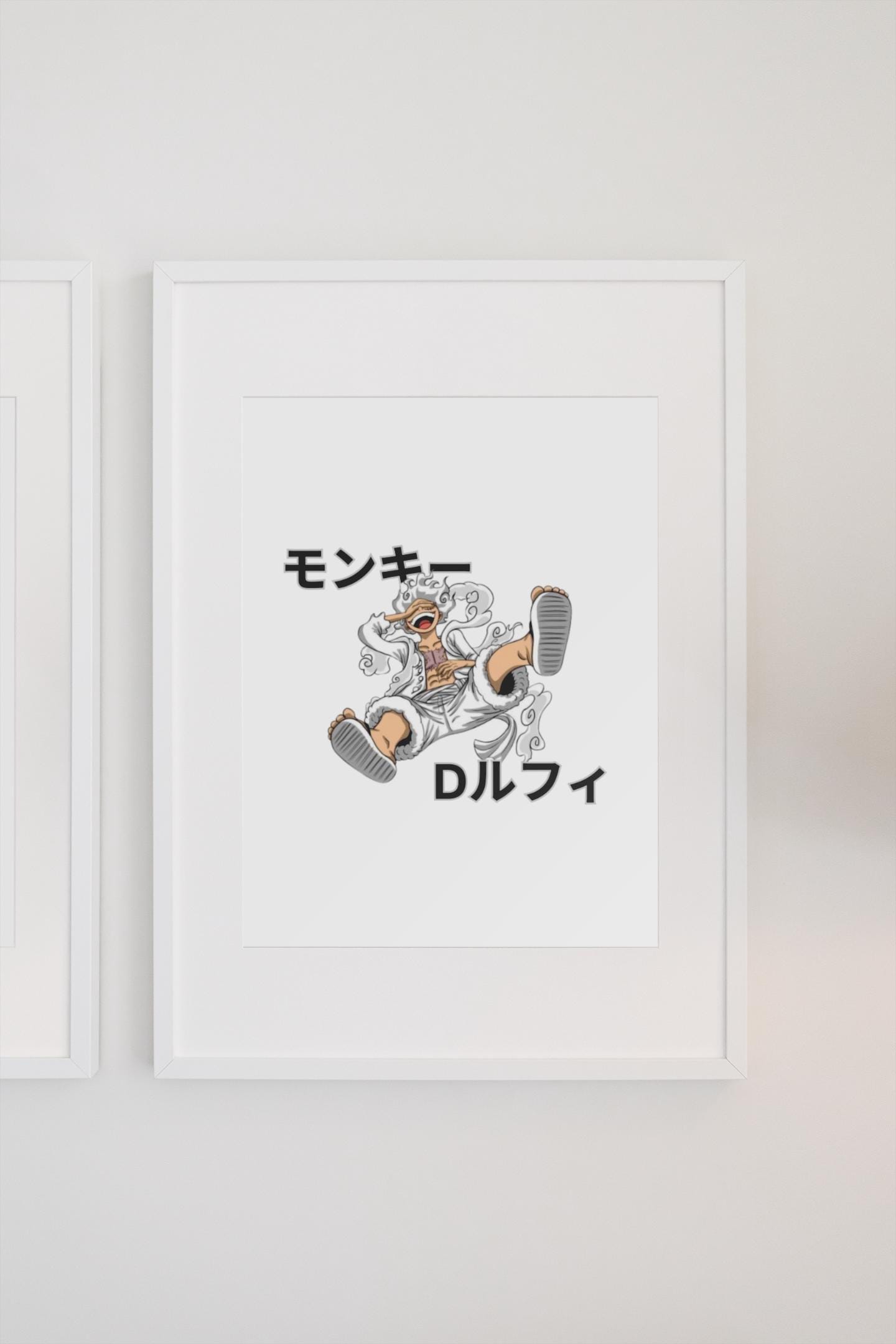 Monkey D. Luffy One Piece Anime Poster | Straw Hat Pirate Wall Art ...