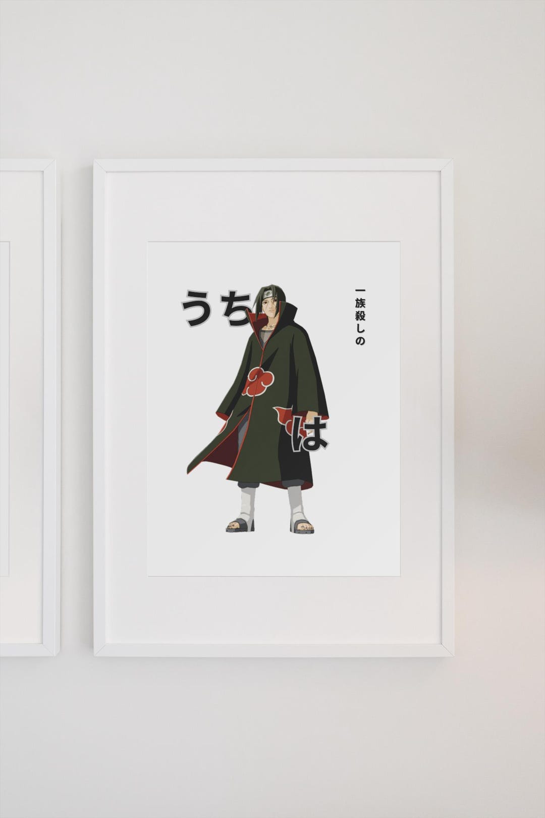 Itachi Uchiha Naruto Anime Poster | Akatsuki Wall Art | Japanese Anime ...