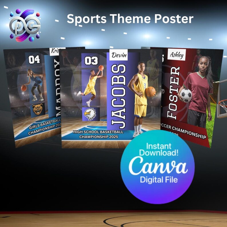 Sports Design Template - Etsy