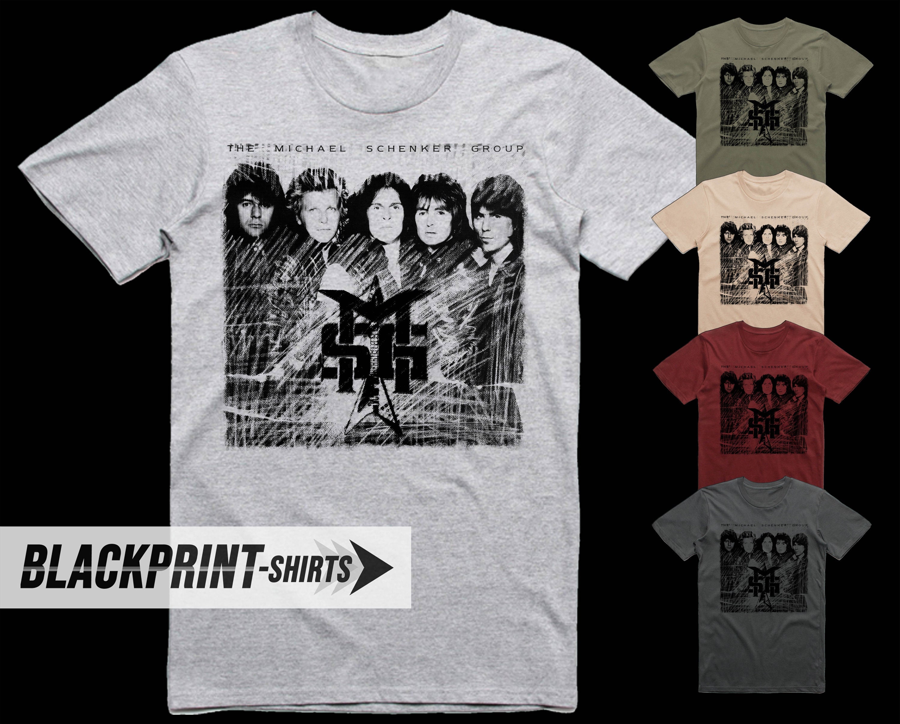 Michael Schenker Group V1 Poster T Shirt Cotton Men's All Sizes S-5XL ...