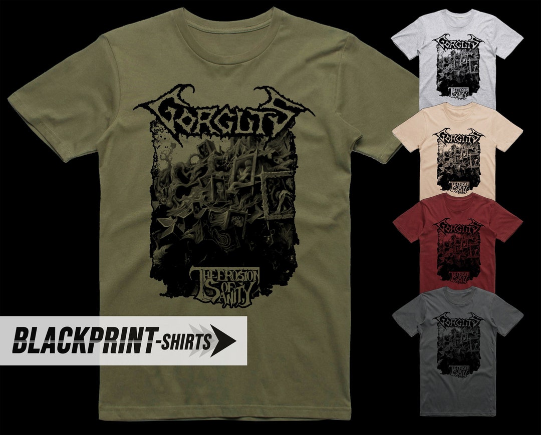 Gorguts the Erosion of Sanity T Shirt Cotton Men's All Sizes S-5XL 18 ...