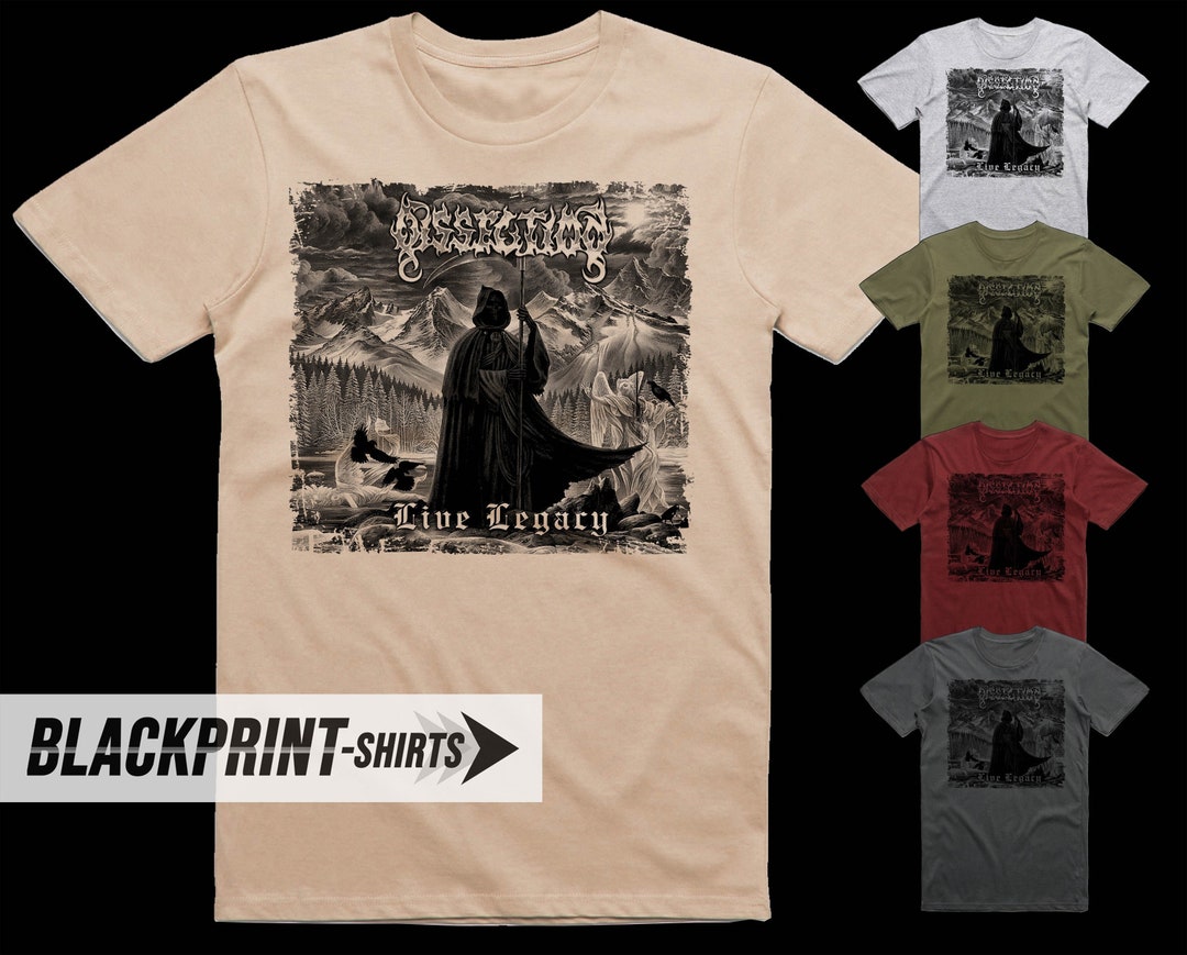 Dissection Live Legacy T Shirt Cotton Men's All Sizes S-5XL 18 Colors ...