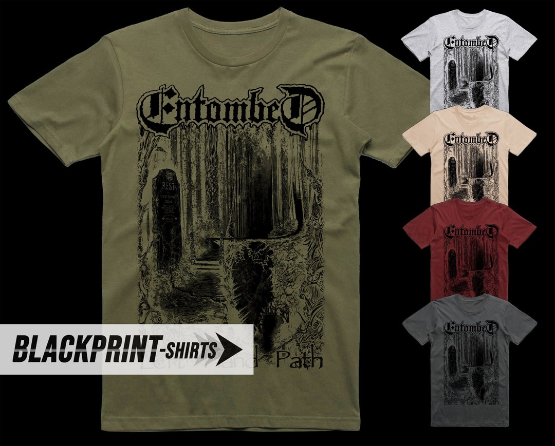 Entombed Left Hand Path V1 T Shirt Cotton Men's All Sizes S-5XL 18 ...