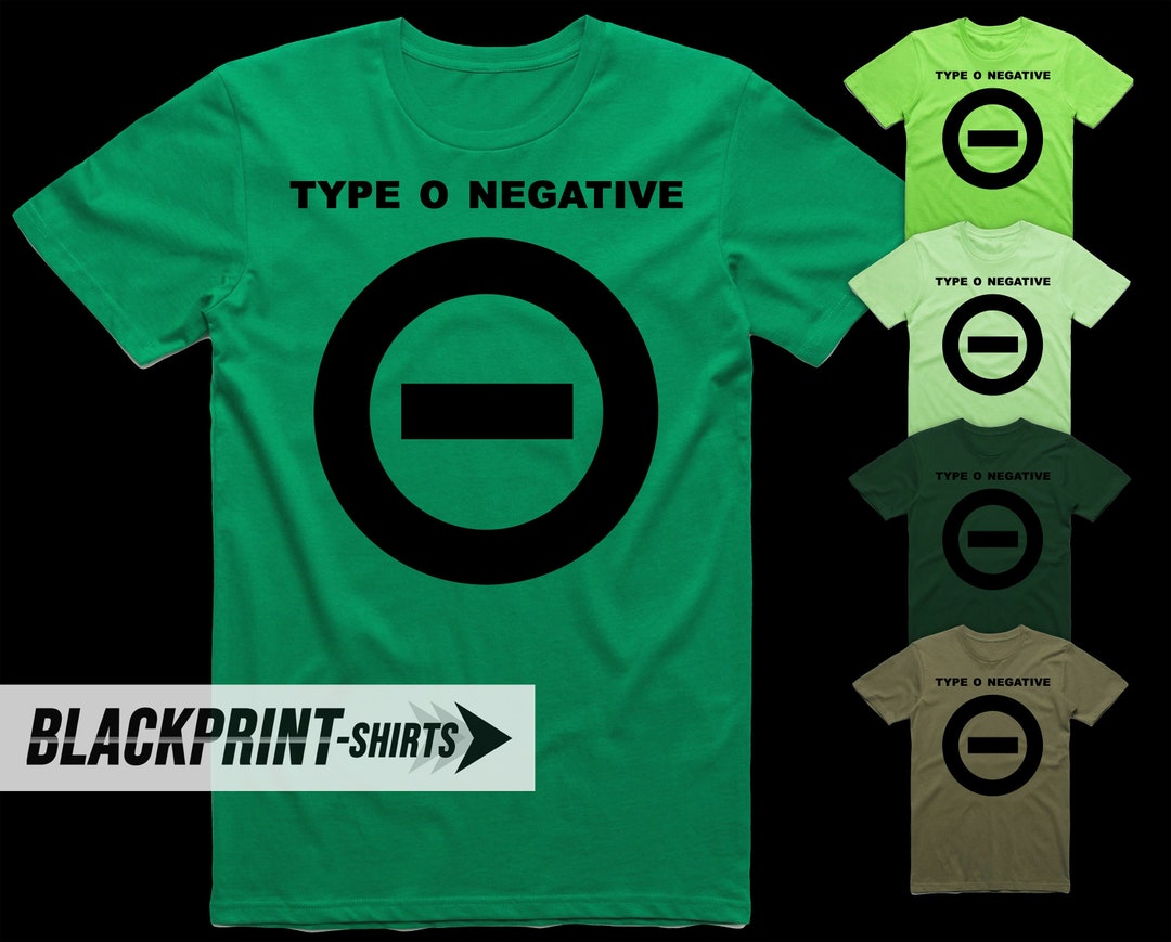 Type O Negative Logo T Shirt Cotton Men's All Sizes S-5XL 18 Colors ...
