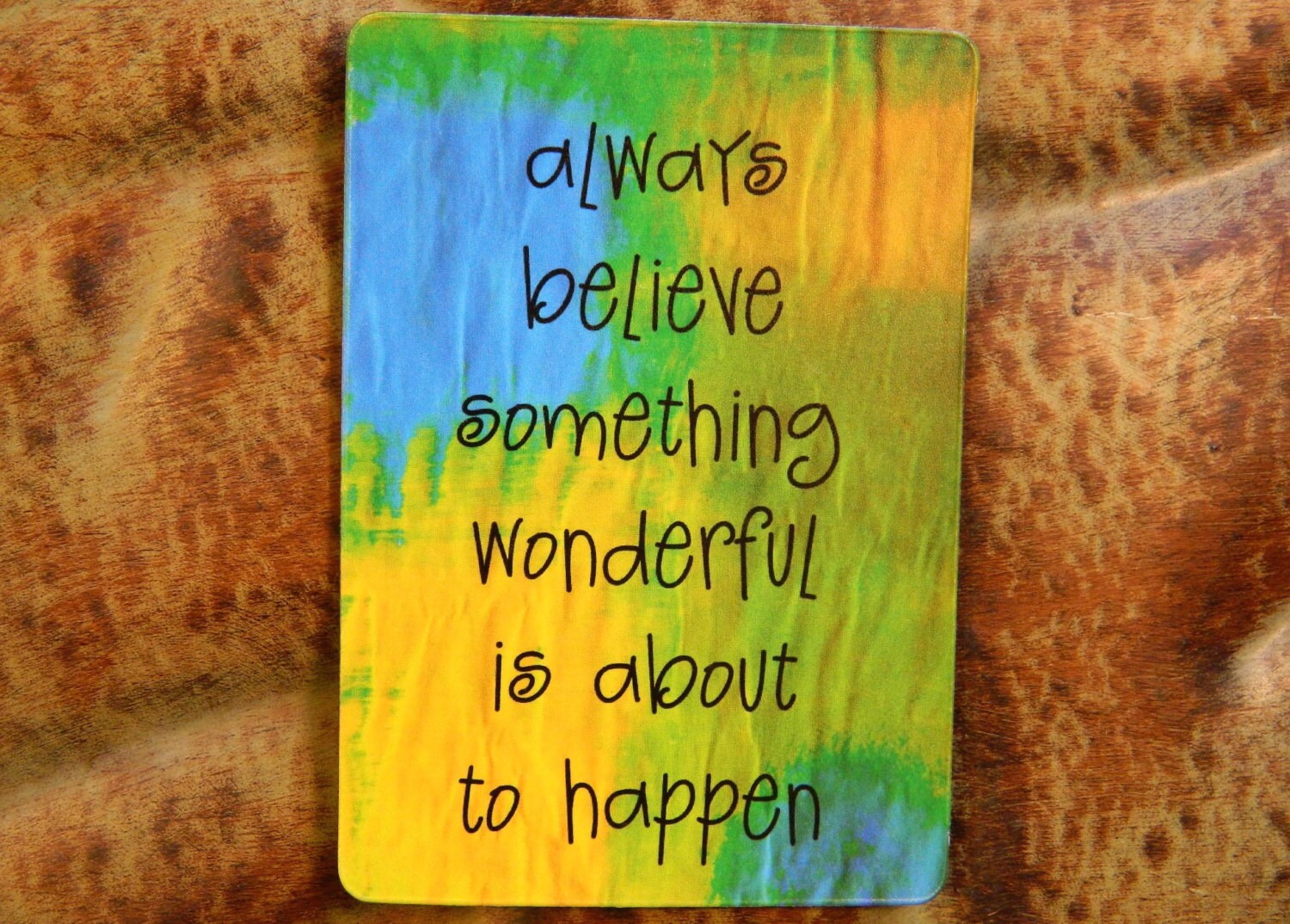 Inspirational Magnet, Cheerful Fridge Art, Enlightenment Positivity ...
