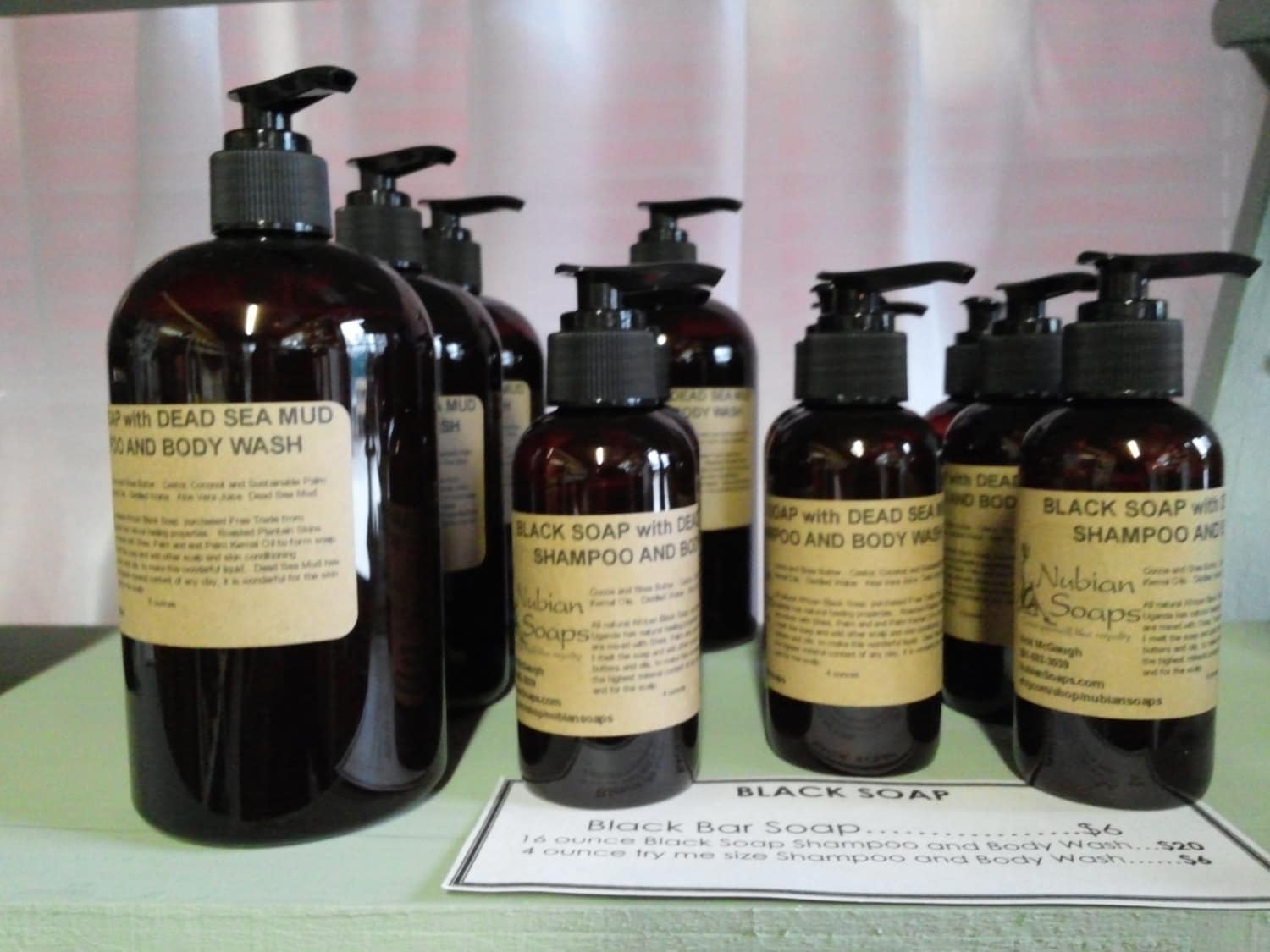 African Black Soap with Dead Sea Mud Body Wash/shampoo - Etsy