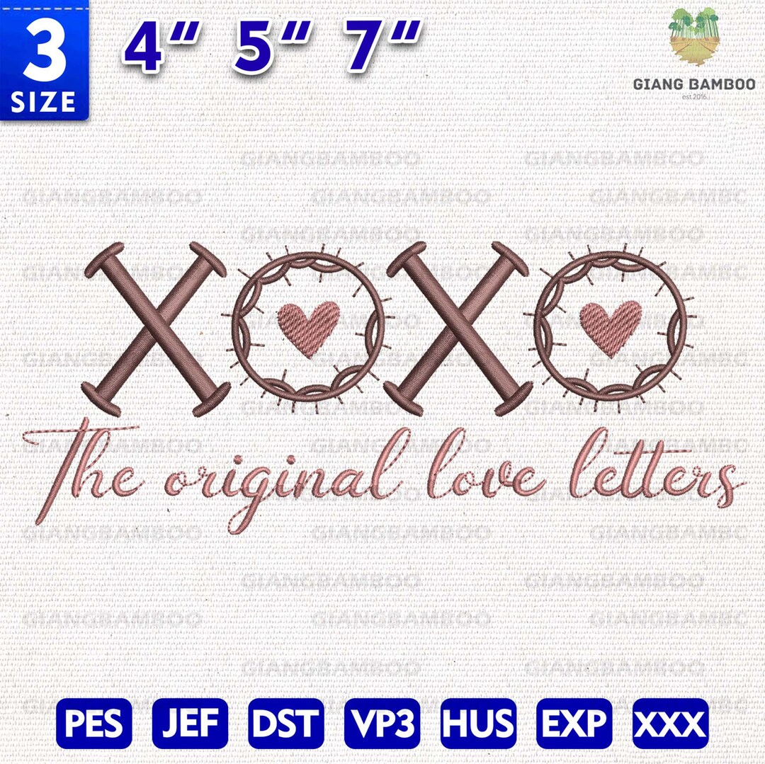 Valentine XOXO Jesus Embroidery Design, Valentine Christian Embroidery ...