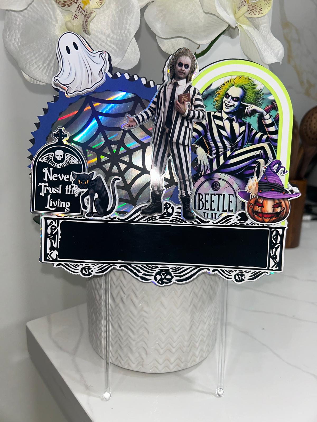 Beetlejuice Cake Topper - Etsy