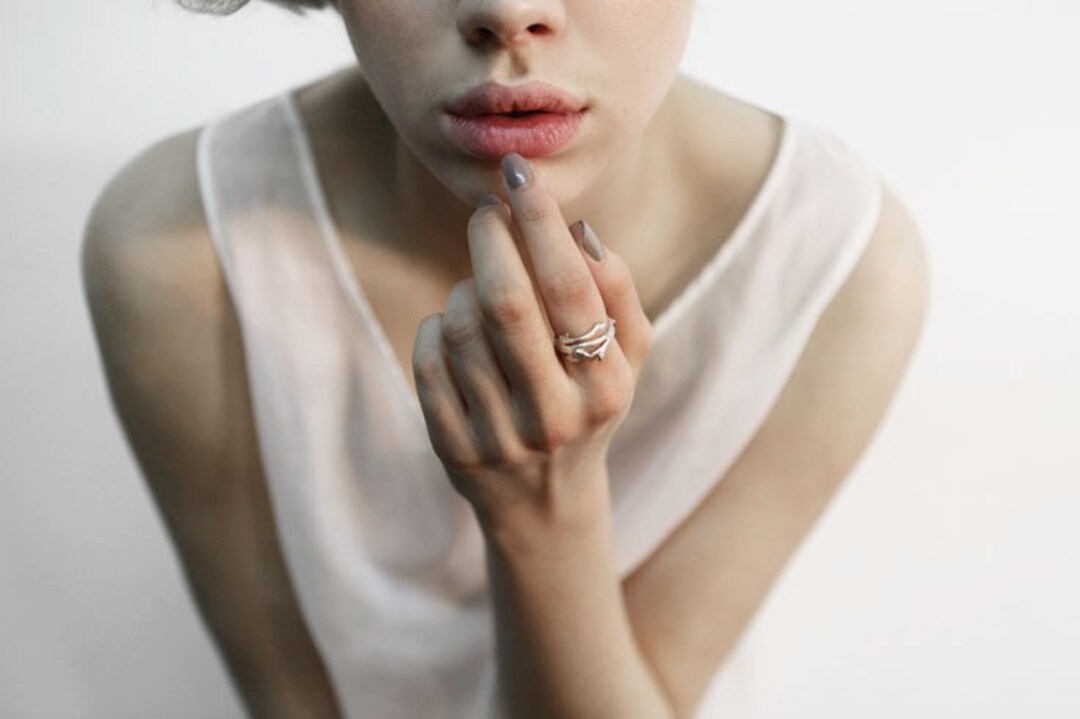 Elvish Twine Ring: Sterling Silver Twig Ring - Stacking Ring - Organic ...