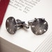 Mens Sterling Silver Cufflinks - Sand Dollar Cufflinks - White Sands ...