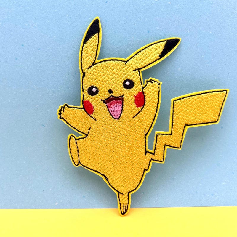 Pikachu Patches Iron - Etsy