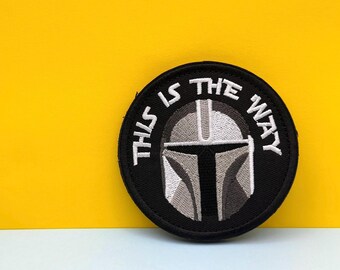 This is the Way Patch Mando Mudhorn Skull Morale Tactical - Etsy