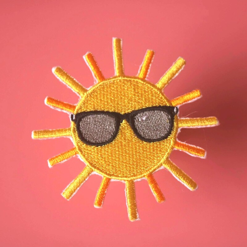 Sun Applique - Etsy