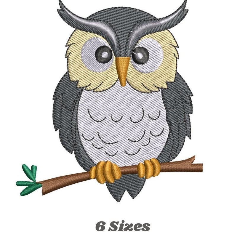 Owl Embroidery - Etsy