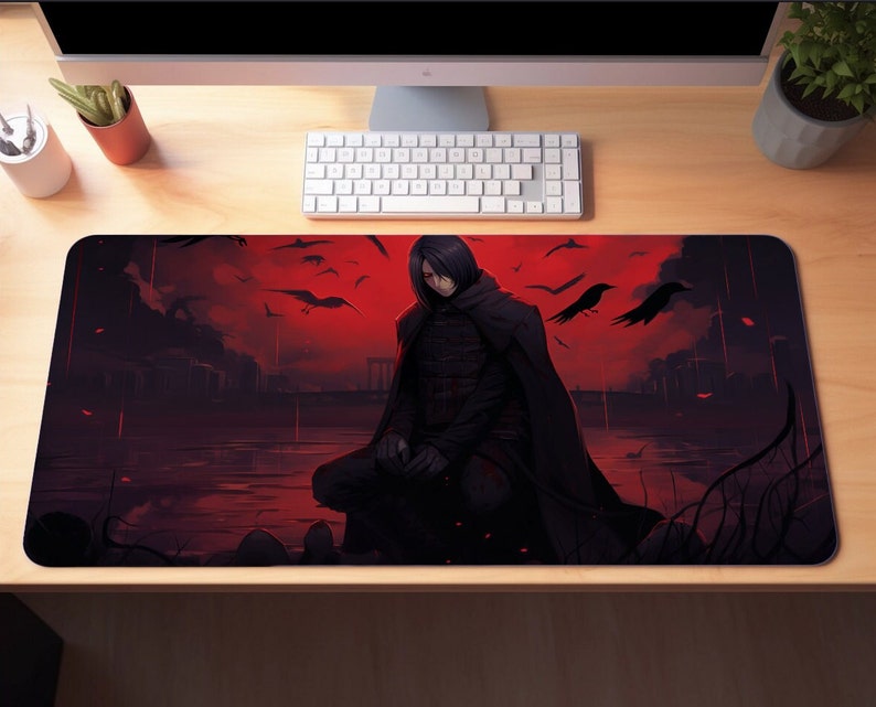Vampire Desk Pad, Blood Desk Pad, Gothic Raven Desk Mat, Dracula Desk ...