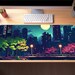 Lofi Pixel Art Desk Mat, Anime Desk Pad, Moon Pixel Desk Mat, Tokyo ...