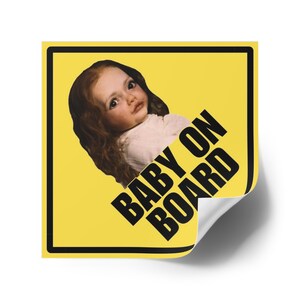 Renesmee Cullen Baby on Board Sticker for Car, Funny Twilight Lover ...