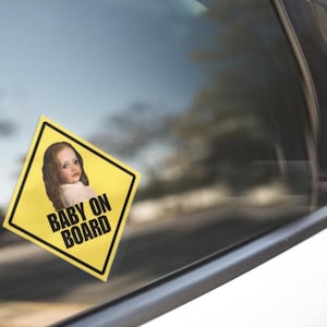 Renesmee Cullen Baby on Board Sticker for Car, Funny Twilight Lover ...