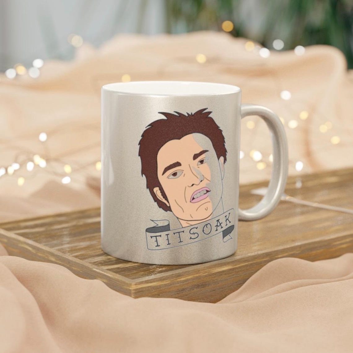 Funny Twilight Edward Cullen Mug, This is the Skin of a Killer, Titsoak ...