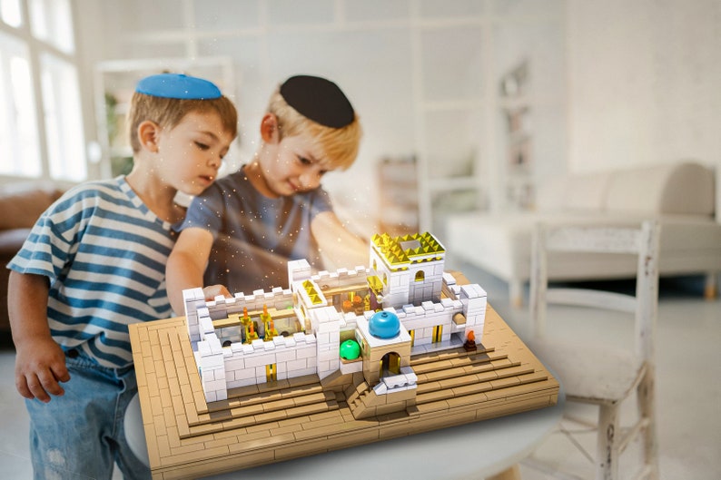 The Bet Hamikdash by Aleph Brick™ Jewish Toys Kosher Toys Judaica Gifts ...
