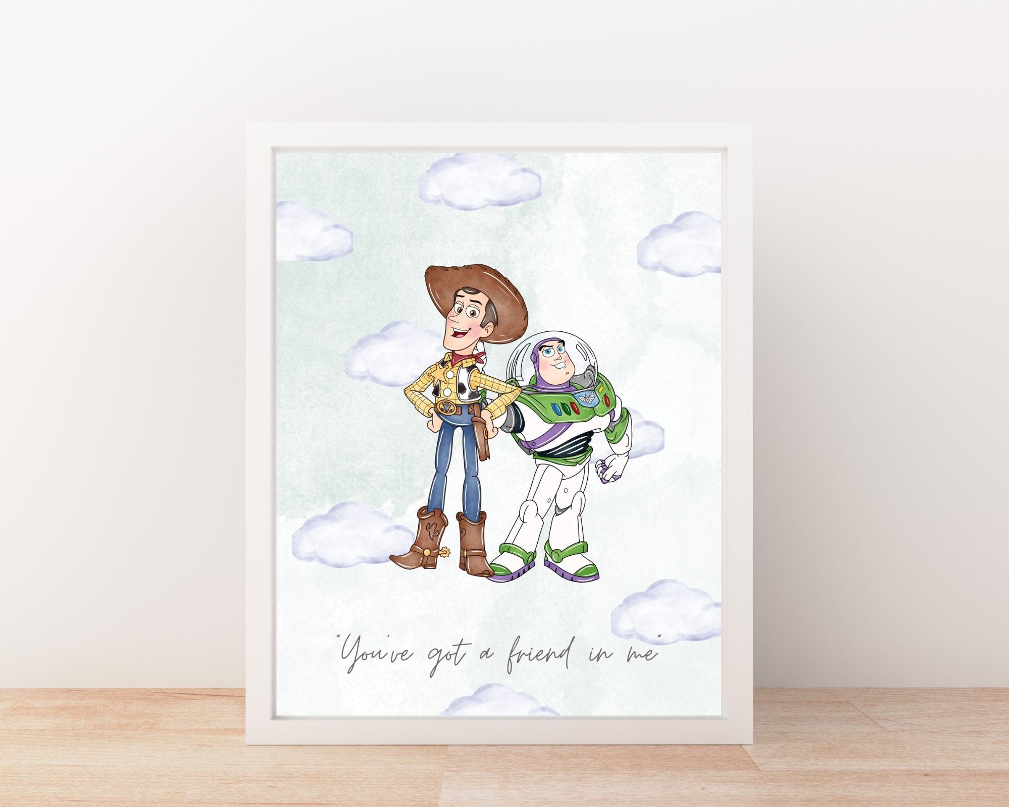 Personalized Toy Story Digital Prints - Set of Three - Custom Toy Story ...