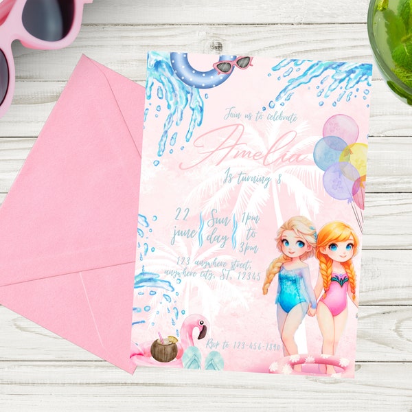 Frozen Pool Party - Etsy