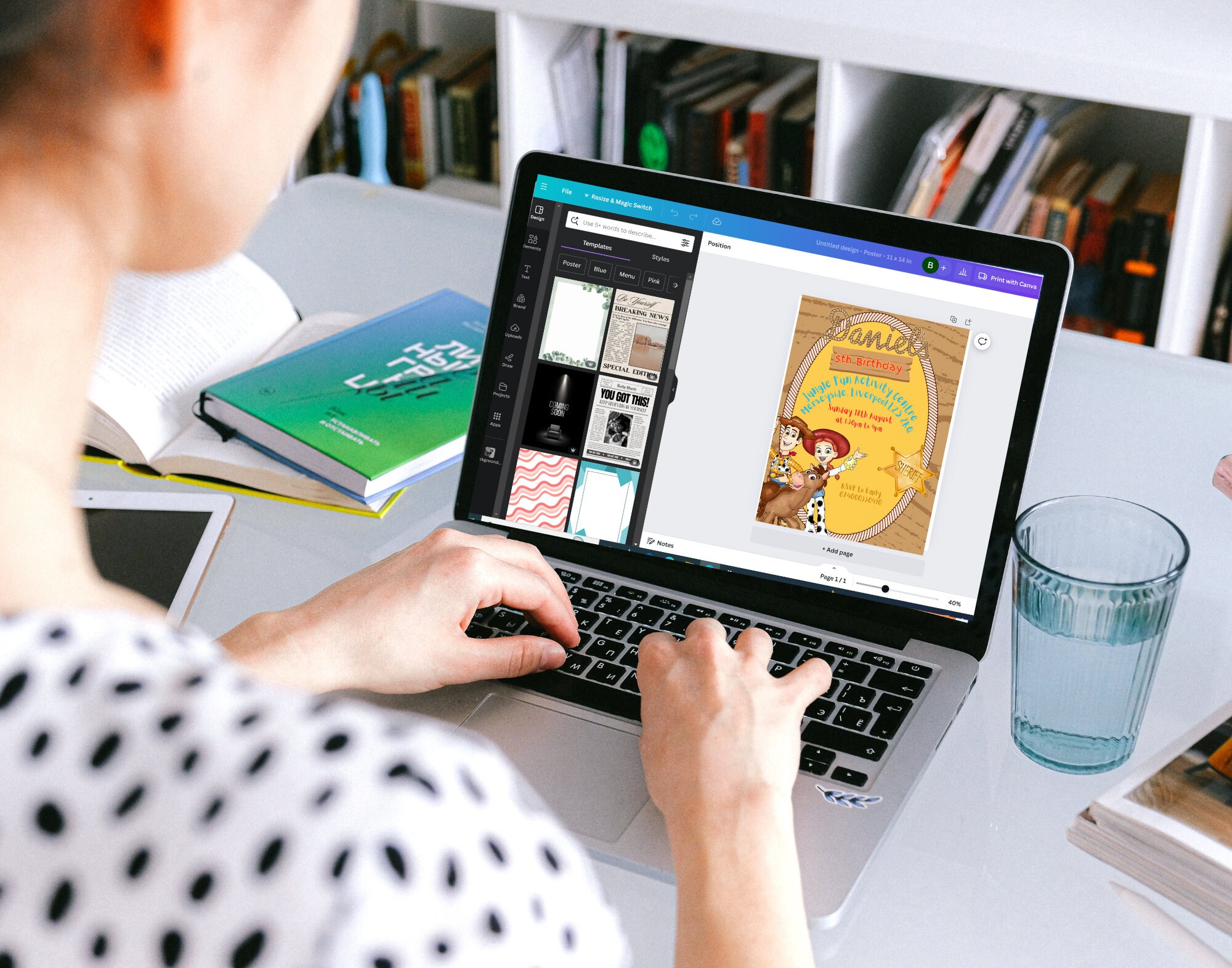 Personalized Toy Story Invitation, Woody Birthday Invitation Template ...