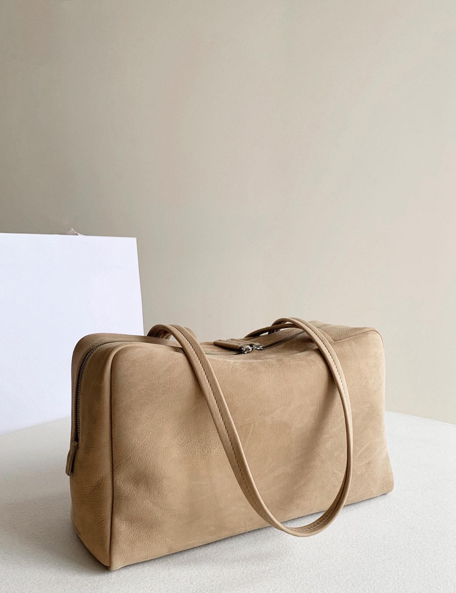 Genuine Suede Shoulder Bags, Leather Tote Bags, Suede Bowling Bags ...