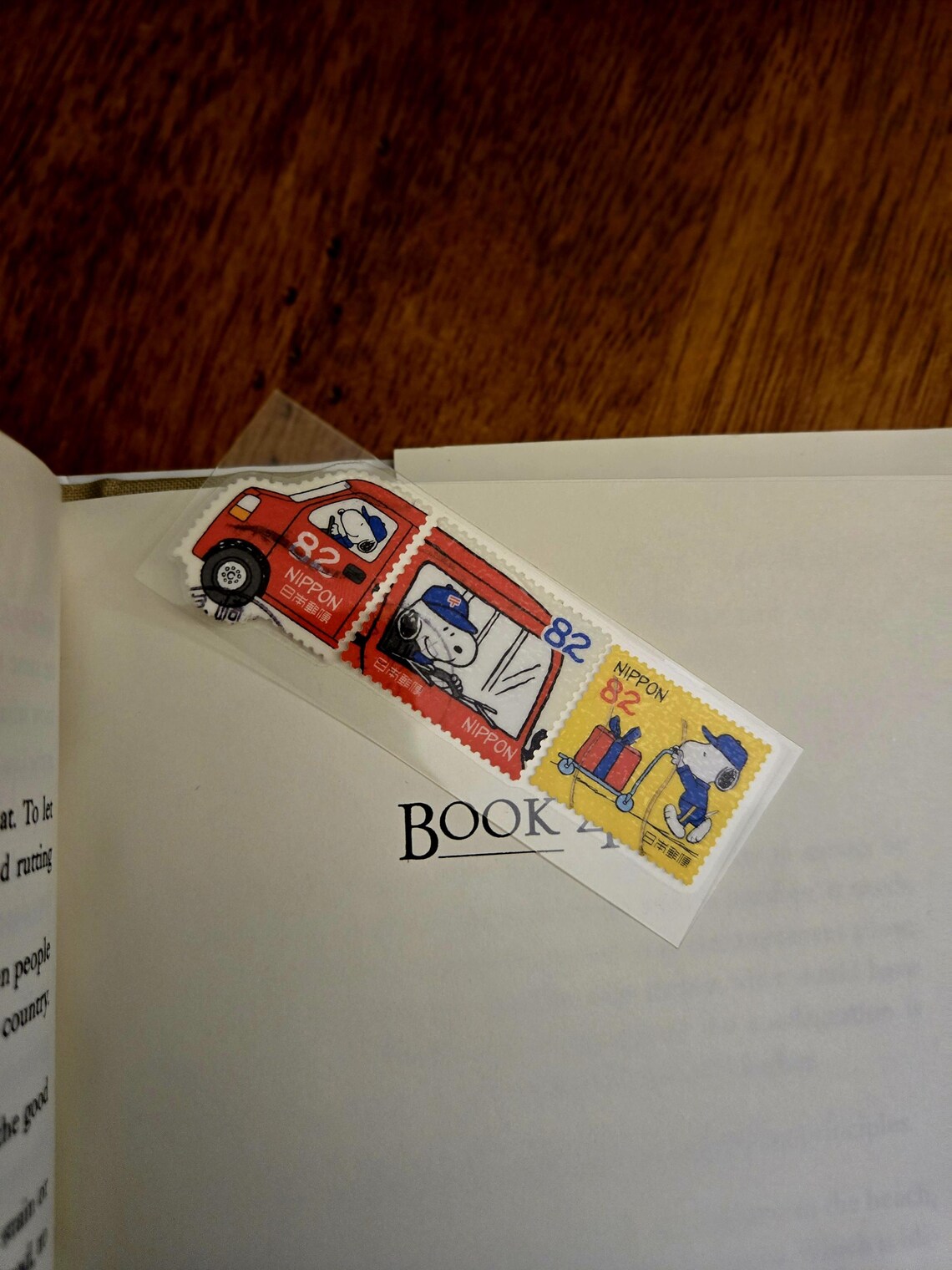 Snoopy/peanuts Vintage Postage Stamp Bookmark - Etsy
