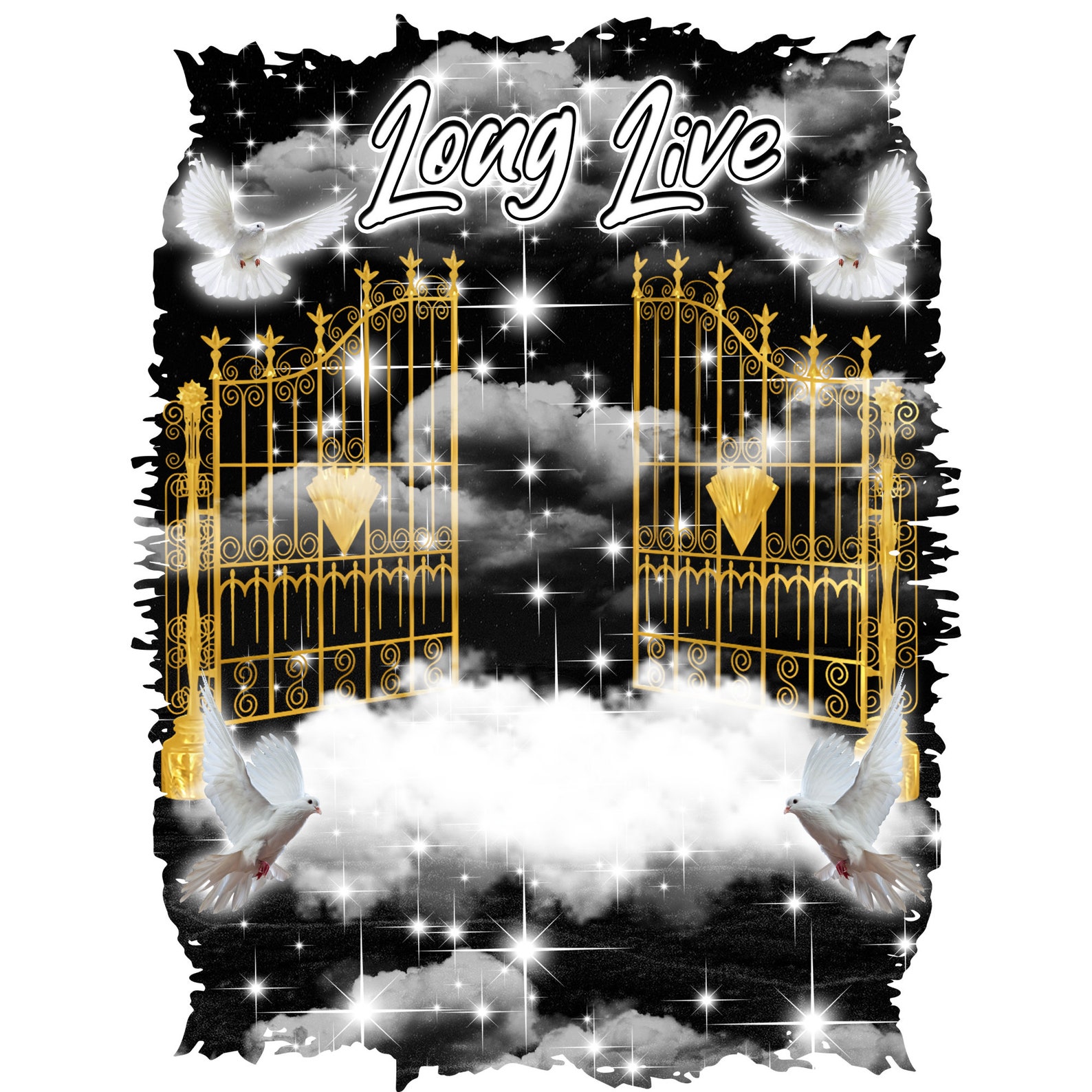 Long Live Memorial Png | Black and Gold Memorial Png | Memorial Png ...