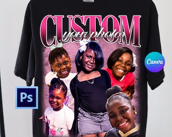 Bootleg Shirt Template Canva Canva Editable T Shirt Template Bootleg ...