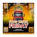 Food Truck Flyer | Editable Template for Restaurant Events | Social ...