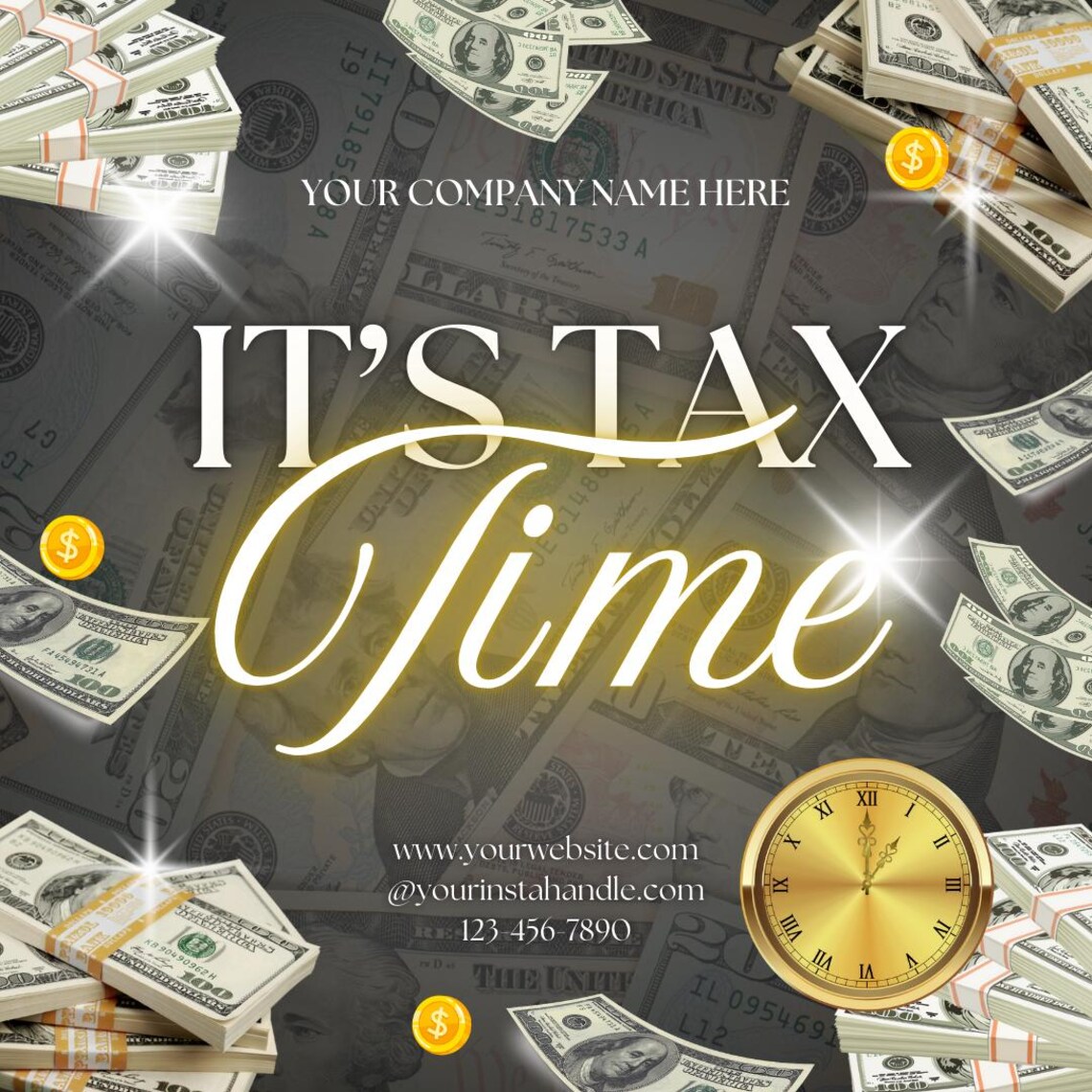 Tax Agent Flyer | Tax Flyer Advance | Professional Tax Service Flyers ...