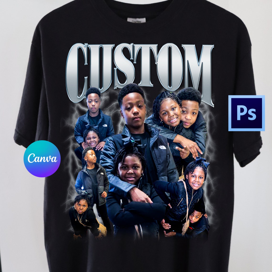 Bootleg Shirt Template Canva | Canva Editable T- Shirt Template ...