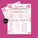 How Well Do You Know Birthday Girl Editable | Who Knows the Birthday ...