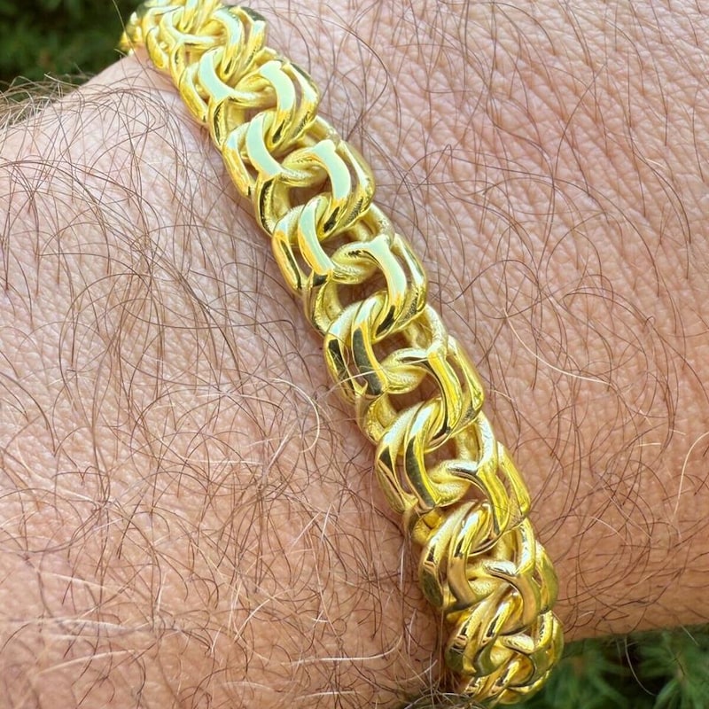 Adult Chino Link Bracelet - Etsy