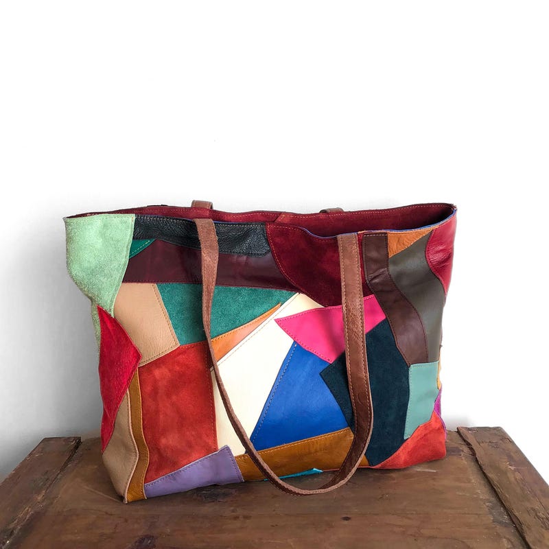 Leather Patchwork - Etsy