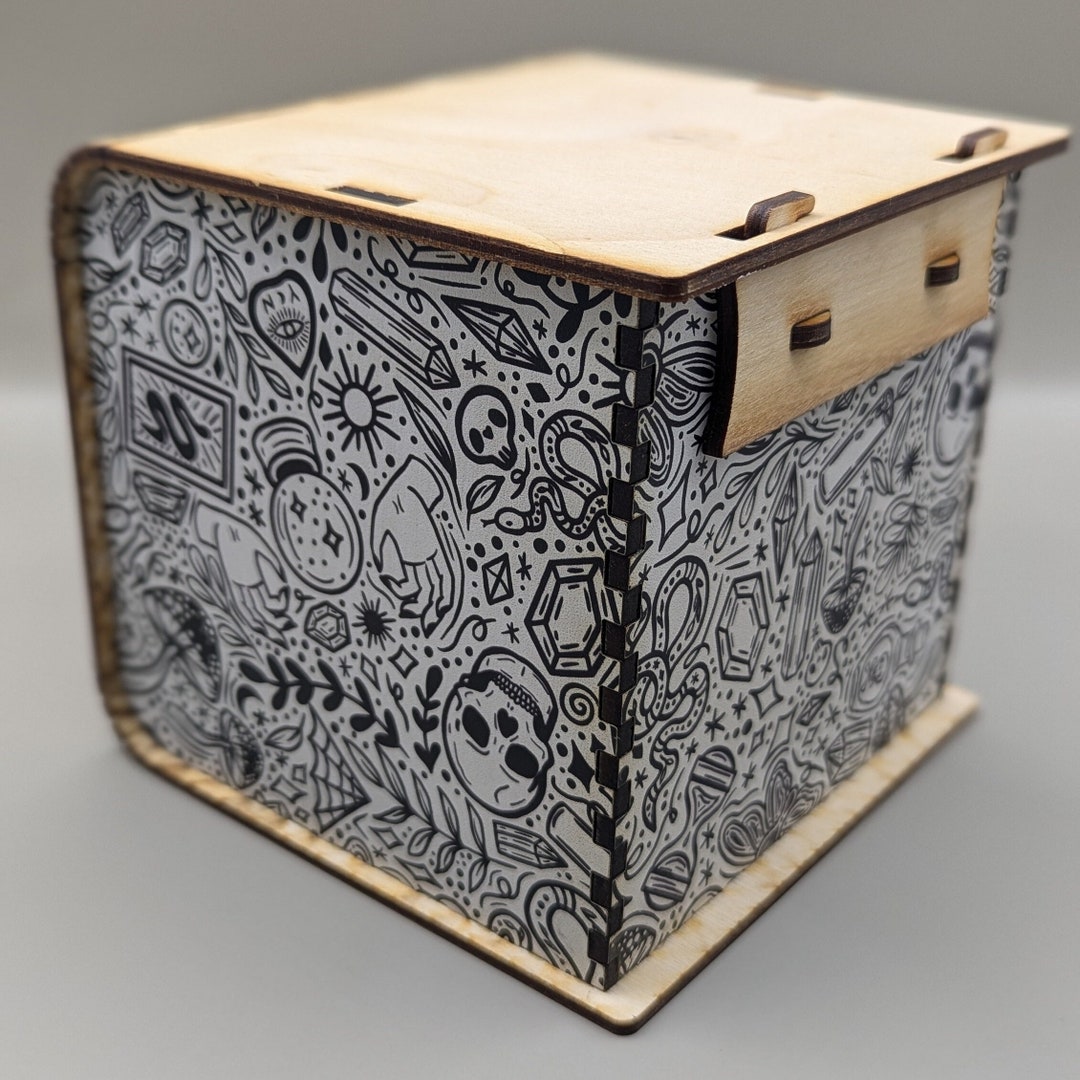 Custom Large Living Hinge Box - Etsy