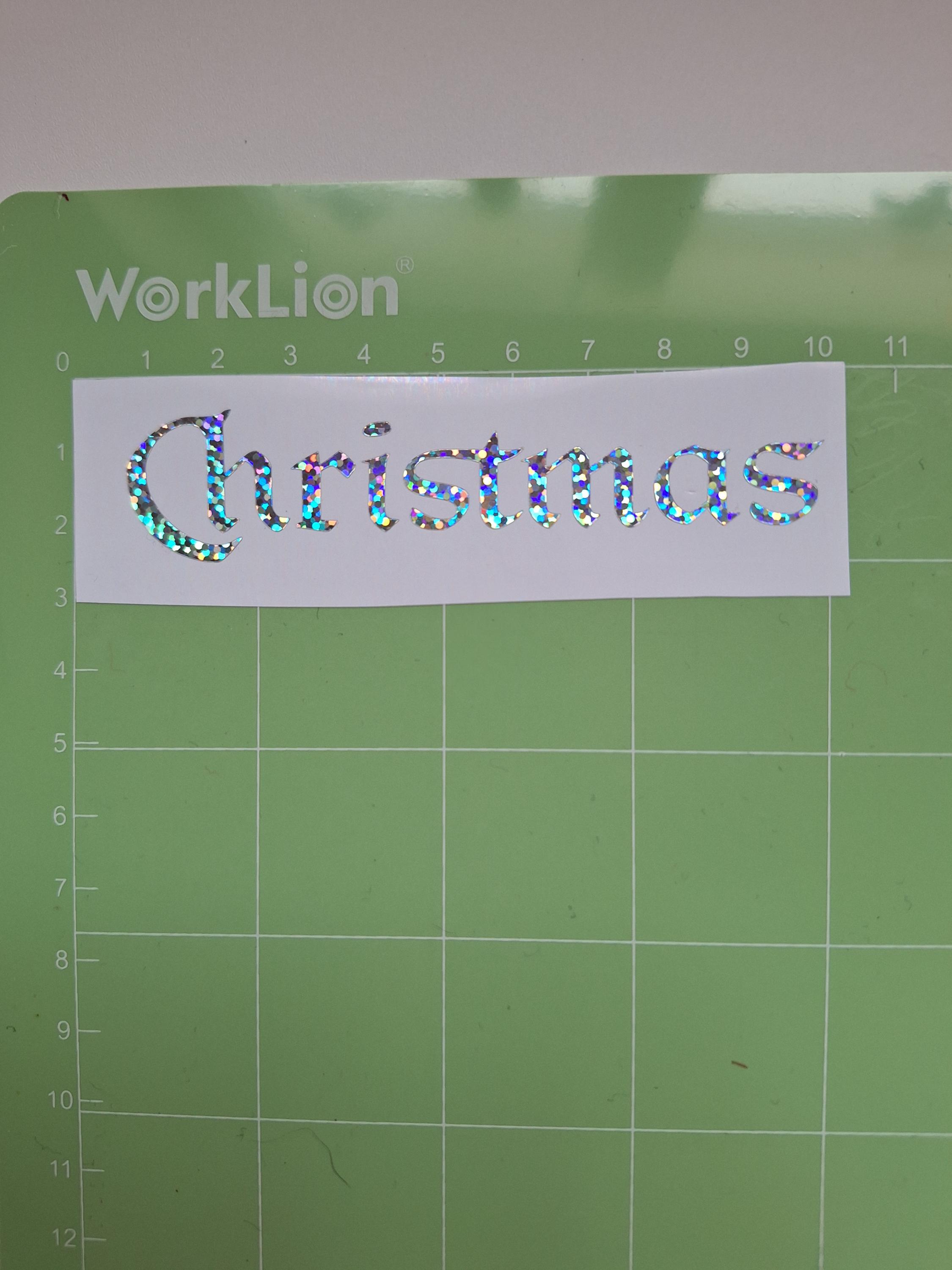 Christmas Eve Box Vinyl Sticker Set, Includes Four Small Snowflakes - Etsy