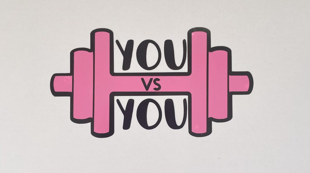 Dumbbell Vinyl Sticker, Dumbbell Decal, Weight Lifting Decal, for Use ...