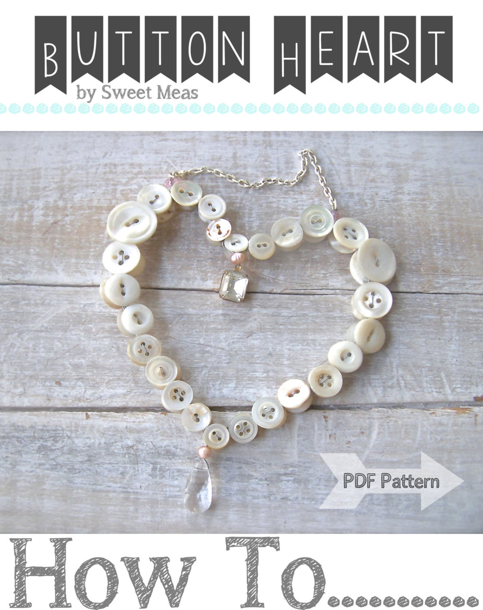 DIY Christmas Ornament Heart PDF Pattern - Instant Download Ornament ...