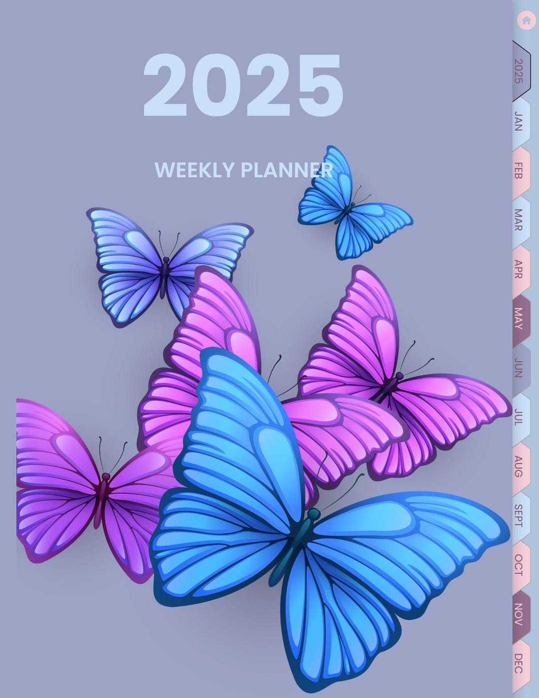 2025 Digital Planner Monthly Digital Planner Weekly Digital Planner ...