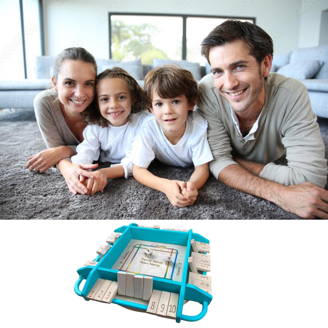 Number Closure Box Game - Wooden Math Games,math Games, Bar Games ...